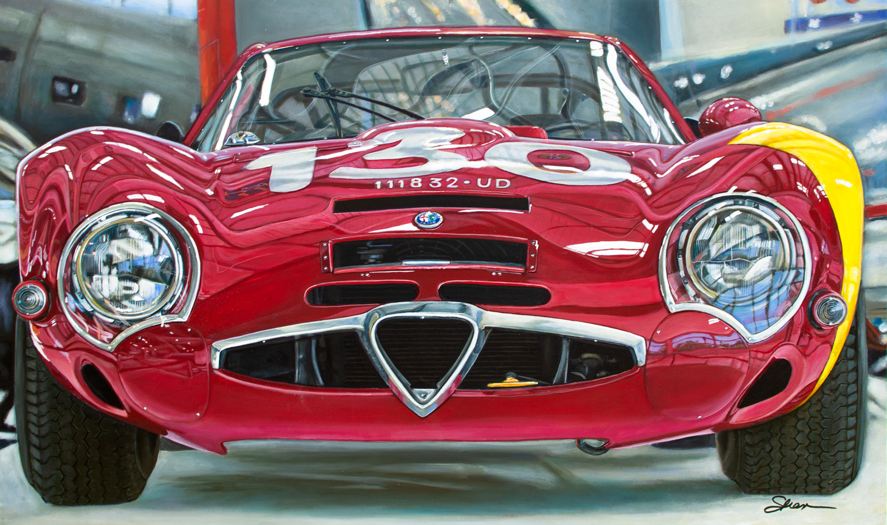 1966 Alfa Romeo Giulia TZ2 - Canvas Pontiac
